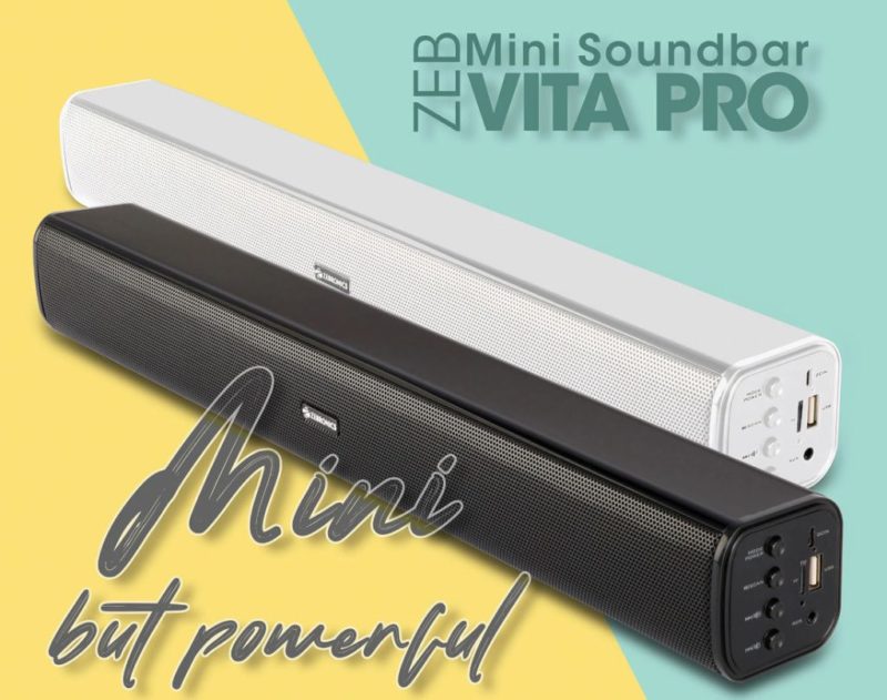 Zebronics Zeb-Vita Pro: Portable wireless soundbar - Stereotech
