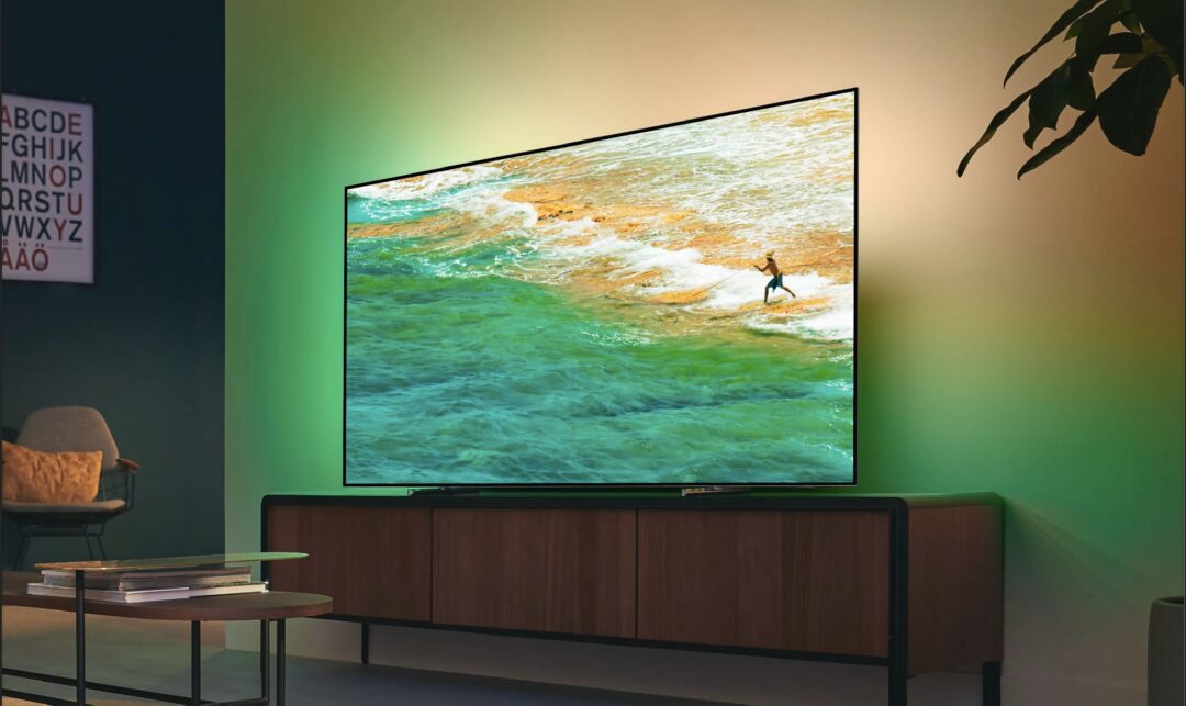 Philips PUS8007 : Affordable 4K TV with ambilight - Stereotech